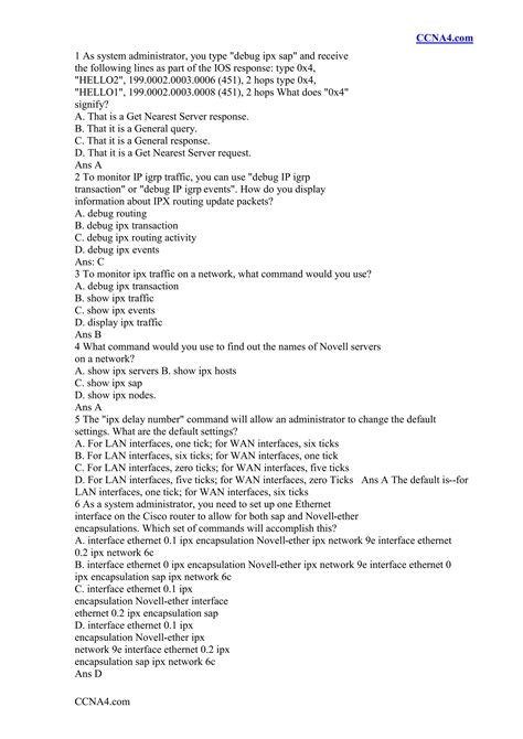 1000 Ccna Questions And Answers Pdf