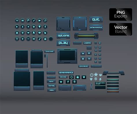Space Game Gui Royalty Free Game Art Game Art Partner