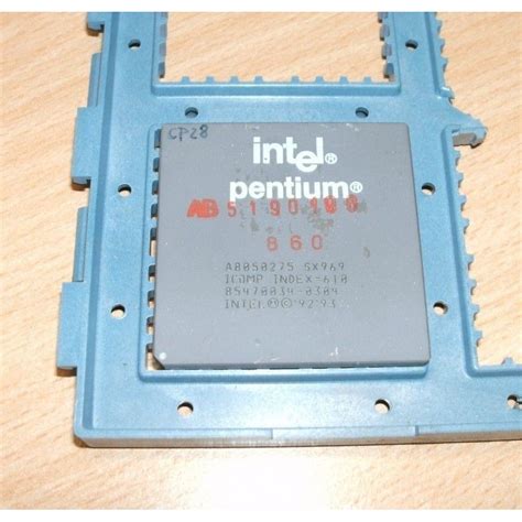 Microprocessore Cpu Intel Pentium A8050275 Sx969 Socket 5 Aocket 7