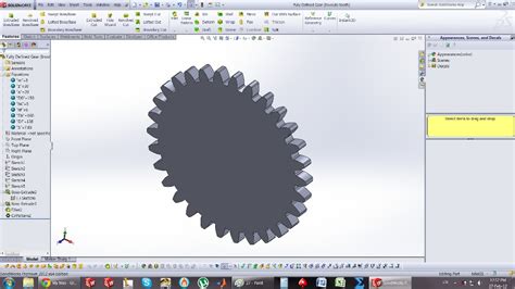 How To Model Involute Gear In Solidworks Grabcad Tutorials