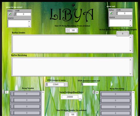 Labview Visaarduino Send And Receive 100 Float Values 3 Digit Of