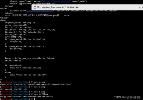 [羊城杯 2020]easyser 不会编程的崽 csdn博客