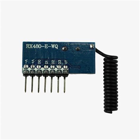qiachip wireless 433mhz rf module receiver remote control built in lea