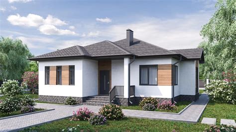 Проект дома «Дом 136 компании «СК Строй Решение из материала Газобетонные блоки площадью 112м²