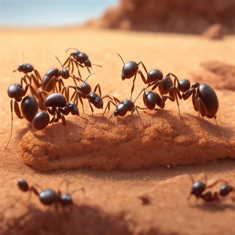 Ants With Soil Stock Illustration Illustration Of Pouring 318432248