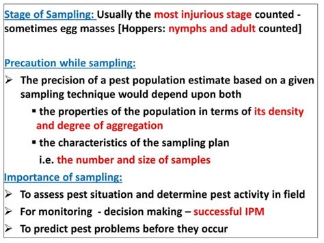 Different Sampling Techniques For Insect Population Estimation Pdf