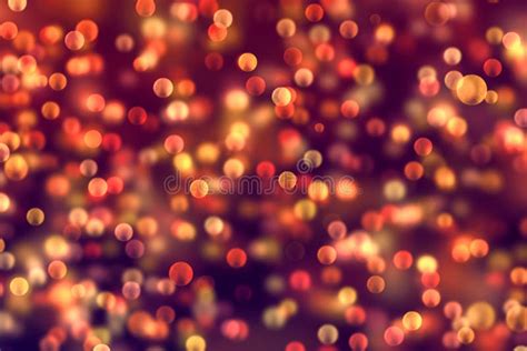 Christmas Digital Glitter Sparks Multi Color Particles Bokeh Flo Stock