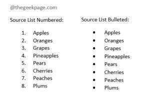 How To Reverse A Bulleted Or Numbered List In Microsoft Word
