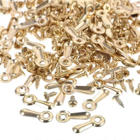 160pcs Frame Picture Turn Button Fasteners With Screws Photo Frames