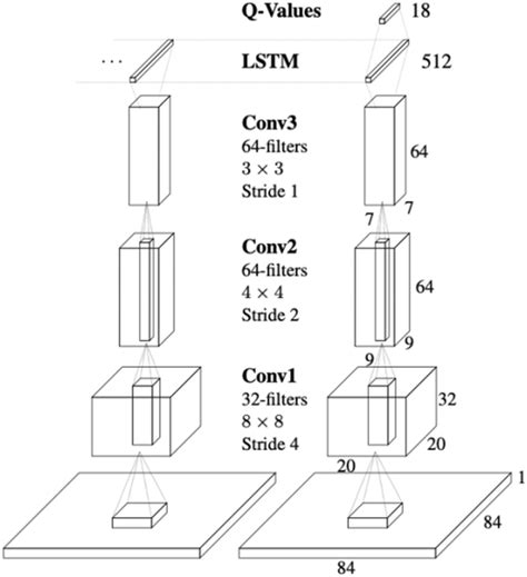 Structure Of Deep Recurrent Q Network From 25 Download Scientific Diagram