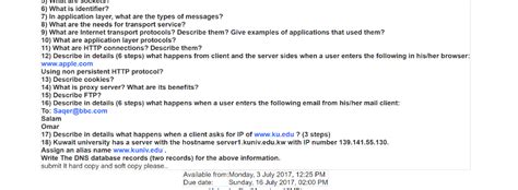 Solved What Is Identifier In Application Layer What Are