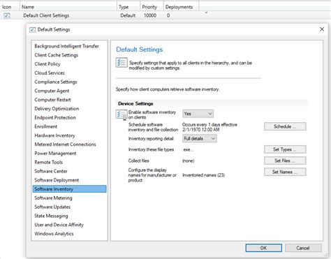 Software Inventory No Results System Center Configuration Manager Current Branch