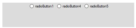 C How To Center Align Multiple Radio Buttons In FlowLayoutPanel Stack Overflow