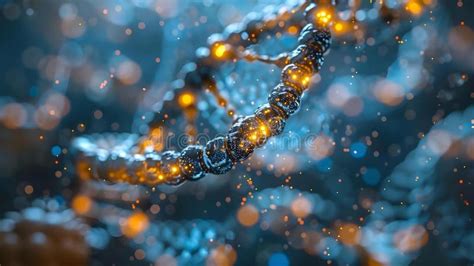 Exploring Dna Structure Genetics And Biotechnology In Human Genome Research Concept Dna Stock