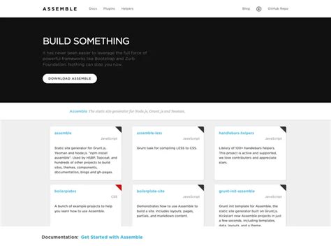 Grunt Assemble By Assemble A Jekyll Template Built At Lightspeed