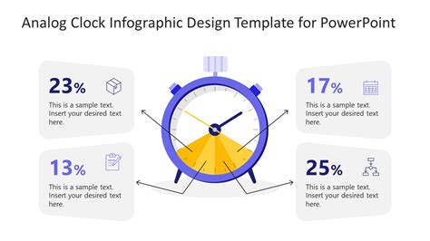 Analog Clock Infographic Design Template For Powerpoint Slidemodel