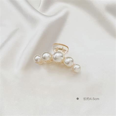 우아한 진주 머리 발톱 뒤 머리 대형 소형 헤어 빗 통풍이 잘되는 머리핀 액세서리 모자를 쓰고 있죠 1688구매대행 쓩익스프레스