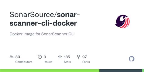 github sonarsource sonar scanner cli docker docker image for