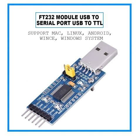 Ft232rl To Rs232 Rs485 Ttl Serial Converter Usb Connector