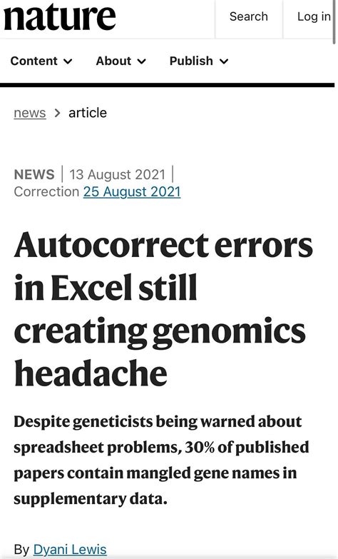 然而，excel 在工作場域的「翻車」事件也屢見不鮮，雖然擁護者們總是怪罪於人為失誤。 金融界充斥著因為excel出錯而導致賠大錢的故事