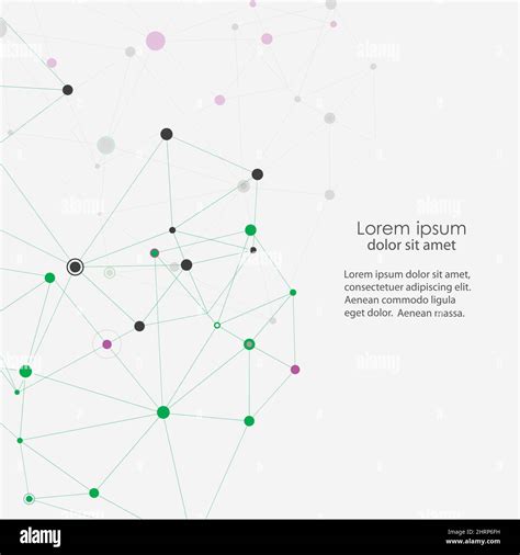 Vector Network And Connection Background For Your Presentation Stock Vector Image And Art Alamy