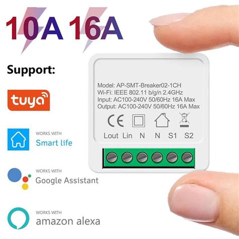 1016a Mini Diy Smart Wifi Switch Supports 2 Way Control Smart Home Automation Module Works