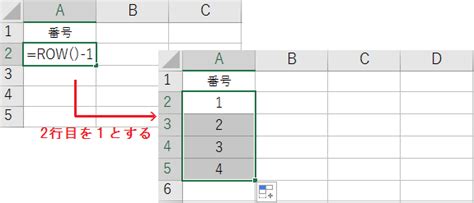 Excelのrow関数の使い方と応用方法