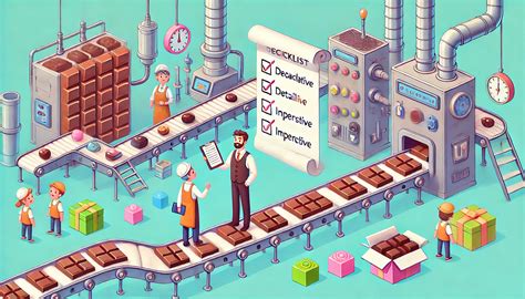 chocolate toys and world of containers imperative vs declarative