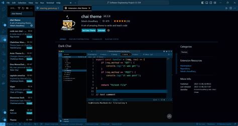 just discovered hitesh choudhary s new vs code theme extension and i m