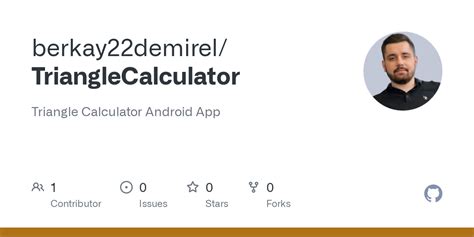 GitHub Berkay22demirel TriangleCalculator Triangle Calculator Android App