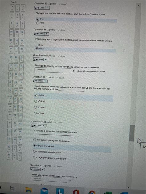 Solved Page 1 Question 37 1 Point Saved 1 Listen To Break Chegg Com