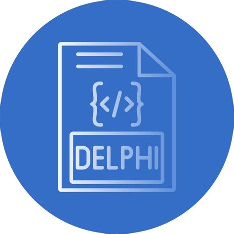 Delphi Flat Bubble Icon 44066833 Vector Art At Vecteezy