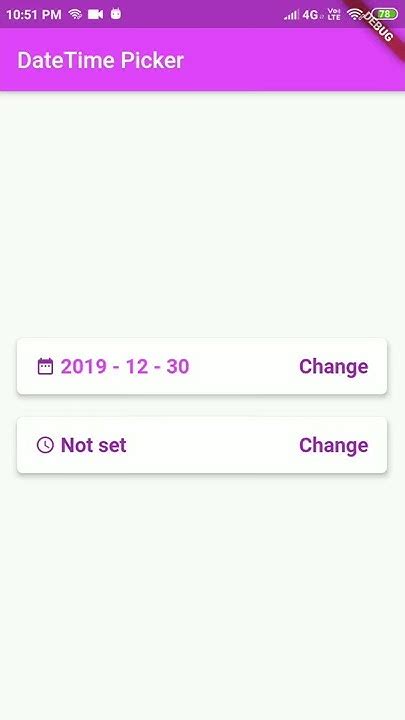 Building A Flutter App With Datetime Picker Get Datetime From Datetime String Youtube