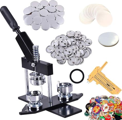 32mm Button Press Button Pin Maker Machine Set With 500pcs