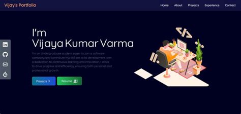 vijaya kumar varma kucharlapati on linkedin portfolio reactjs