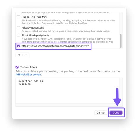 Orions Content Blocker Kagis Docs