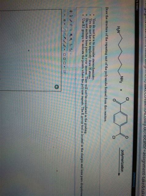 Solved Draw The Structure Of The Repeating Unit Of The Poly