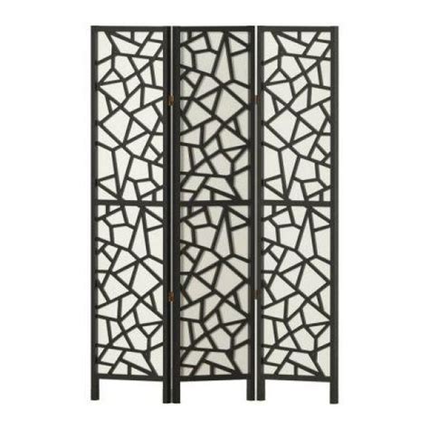 Black Wood Room Divider Screen Panel Stand Redticket