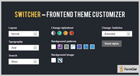 4 theme customizer wordpress plugins 2022 formget