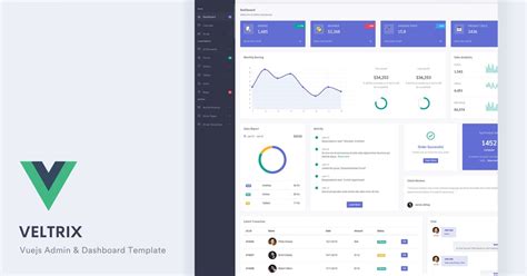 Veltrix Vuejs Admin And Dashboard Template Admin Templates Ft React
