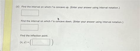 Solved Consider The Following Function If An Answer Does Chegg