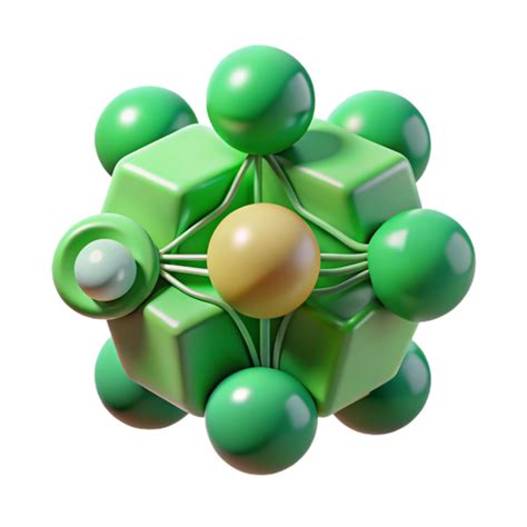 Wonderful Artistic Abstract Algorithm Visualization Green Isolated