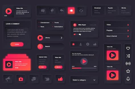 Premium Vector User Interface Elements For Cryptocurrency Mobile App