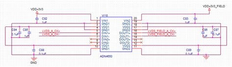 I Am Trying To Use ADuM1402 As UART Isolation I Have Created Schematic As Following Is It