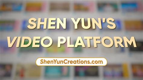 The Streaming Platform From Shen Yun