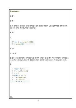 Python Turtles Exercises Elementary Loops U TPT
