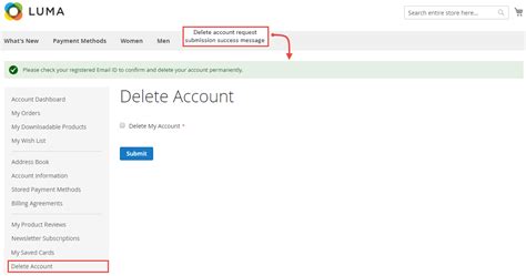 Magento 2 Delete Account Magento 2 Delete Customer Account