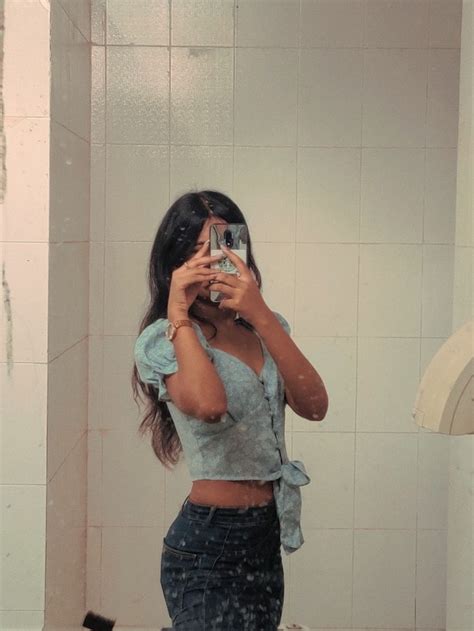 Bathroom Selfie Mirror Upload Selfie Trendy Fall Outfits Instagram Pose