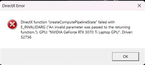 Problem When Opening The Game DirectX Error Message R Battlefield