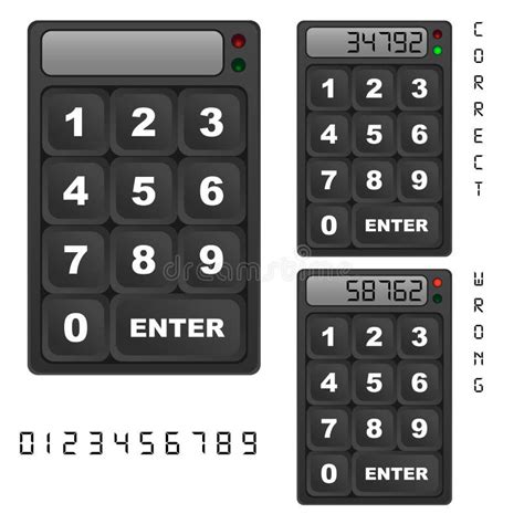 Atm Keypad Stock Vector Illustration Of Buttons Code 11242995